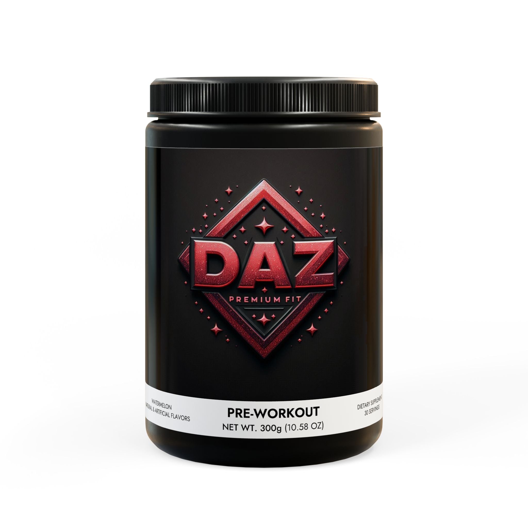 DAZ Premium Fit Pre-Workout, Watermelon (300 g, 10.58 oz) – DazPremiumFit